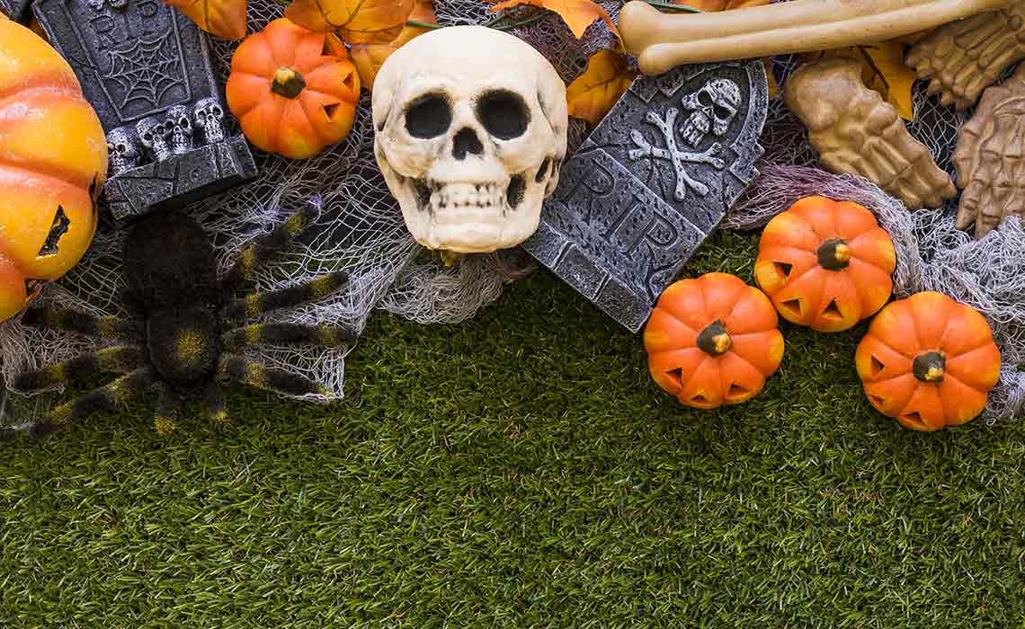 Get Ready for Halloween with Artificial Grass Lawns - Lazy Lawn
